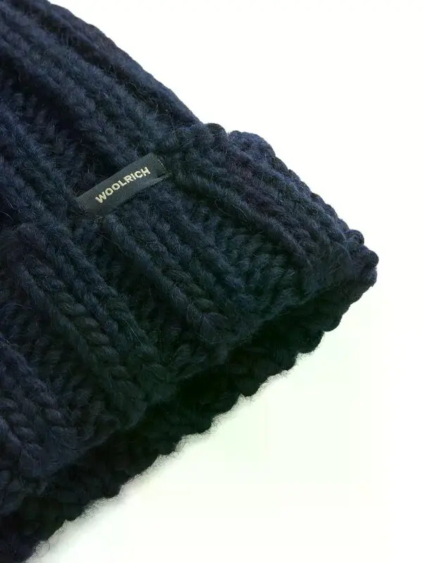 Woolrich Ribbed-knit Beanie - Blue
