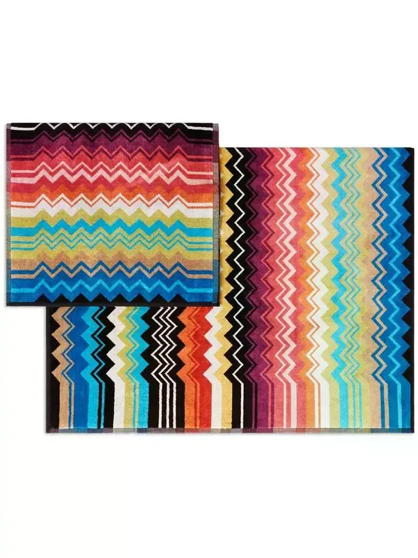Missoni Giacomo Two-piece Towel Set - Multicolour