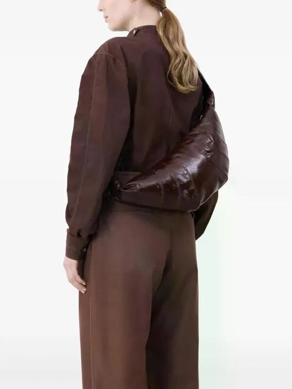 LEMAIRE Medium Croissant Cotton Bag - Brown