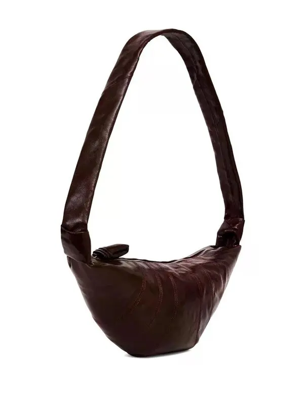 LEMAIRE Medium Croissant Cotton Bag - Brown
