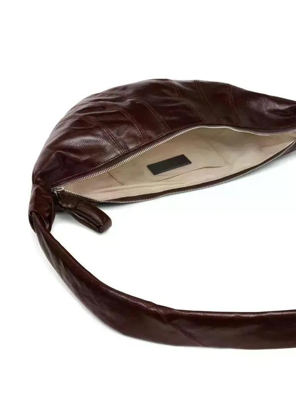 LEMAIRE Medium Croissant Cotton Bag - Brown