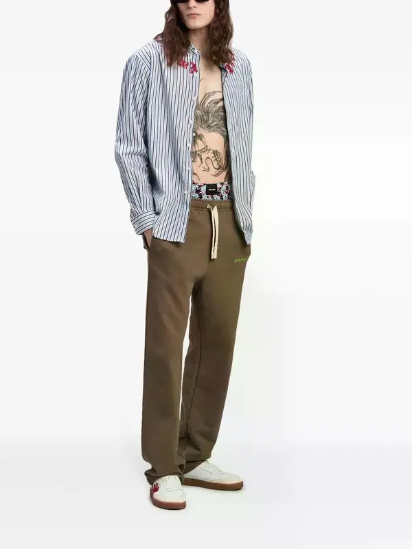 Palm Angels Logo-embroidered Track Pants