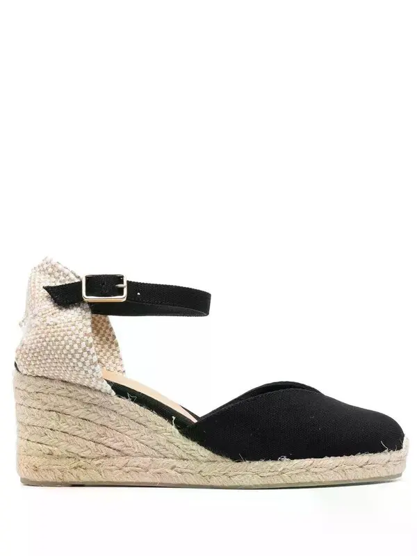 CastaÑer Chiarita Wedge Espadrilles - Black
