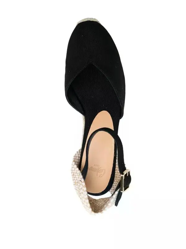CastaÑer Chiarita Wedge Espadrilles - Black