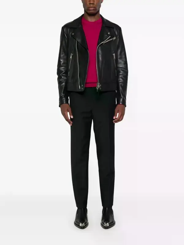 Dsquared2 Logo-plaque Fine-knit Jumper