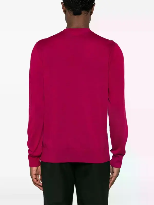 Dsquared2 Logo-plaque Fine-knit Jumper