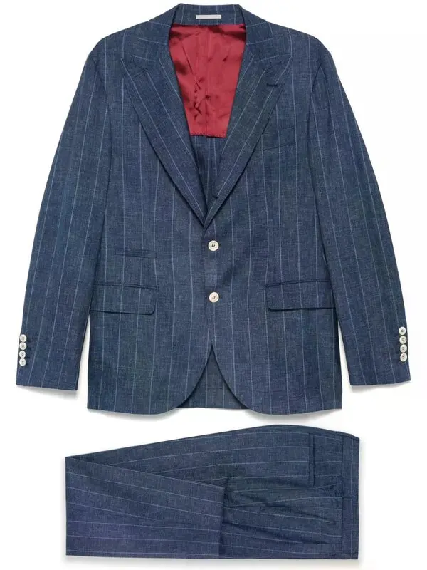 Brunello Cucinelli Striped Suit