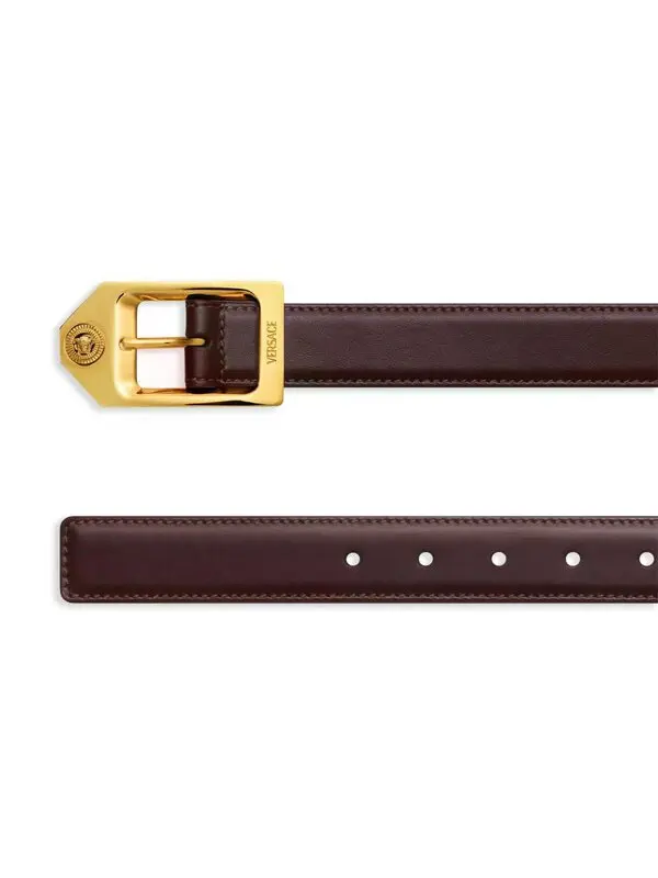 Versace Medusa Biggie Leather Belt