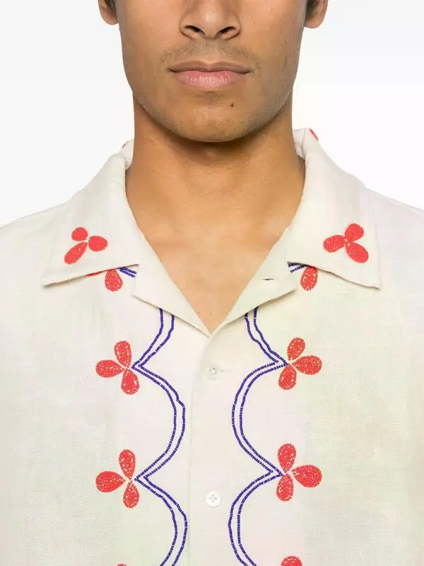 BODE Garden Party Beaded Shirt