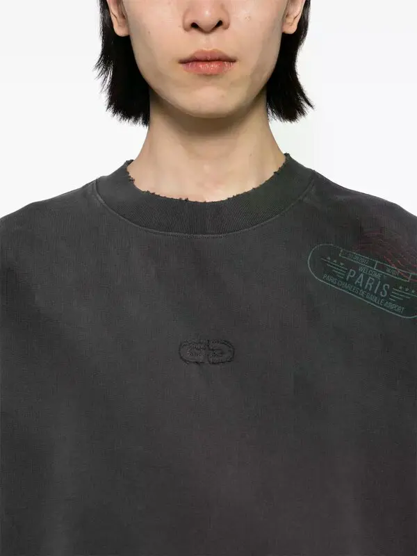 GROUND ZERO Logo-print Sweatshirt - Grey