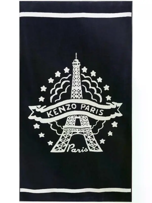 Kenzo Eiffel Tower-jacquard Beach Towel