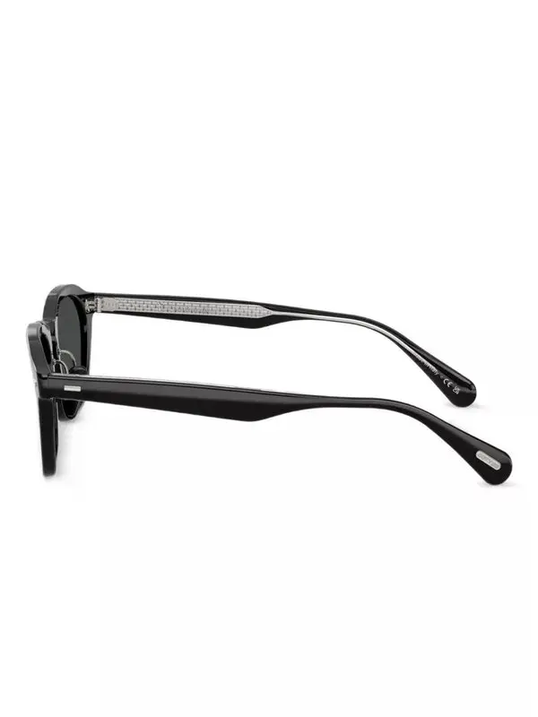 Oliver Spencer Square Frame Sunglasses - Black
