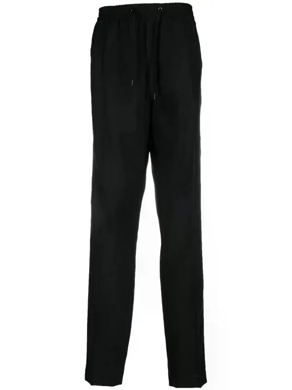Versace Side-stripe Straight-leg Trousers