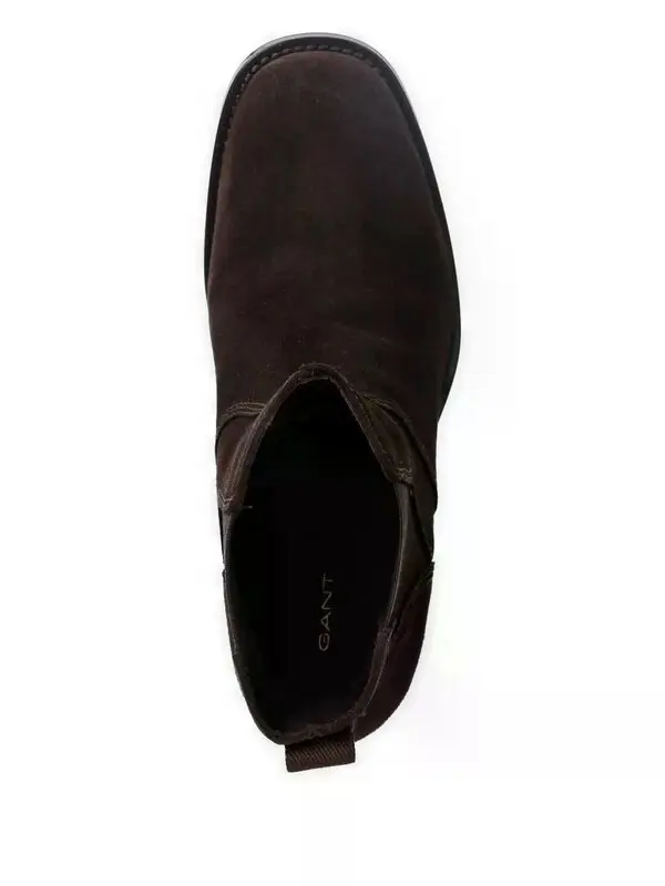 Gant Leather Block Heel Boots