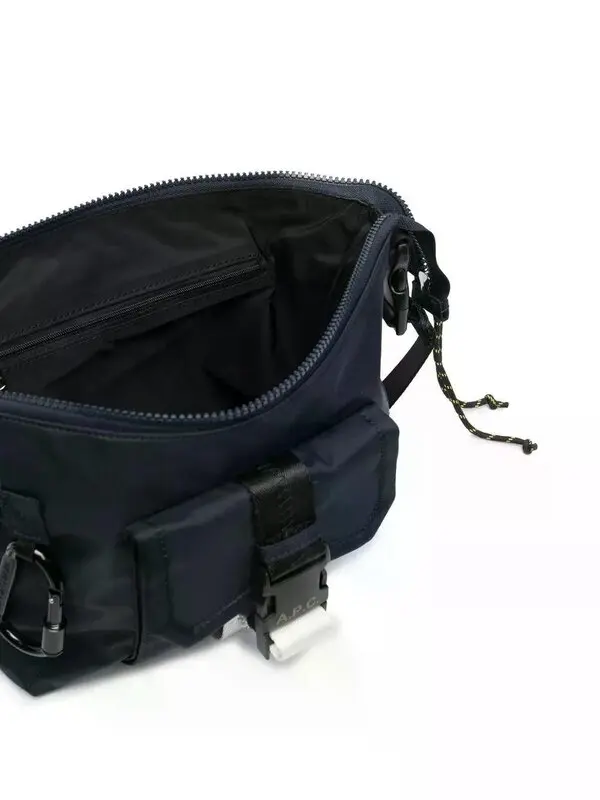 A.p.c. Treck Logo Buckle-fastening Shoulder Bag