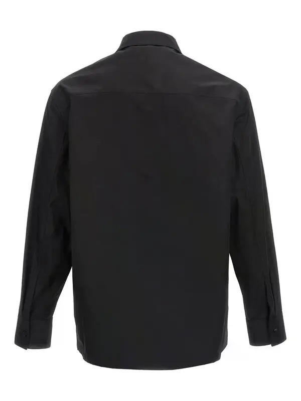 JIL SANDER Sip-up Shirt - Black