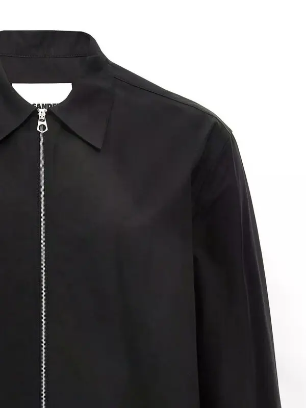 JIL SANDER Sip-up Shirt - Black