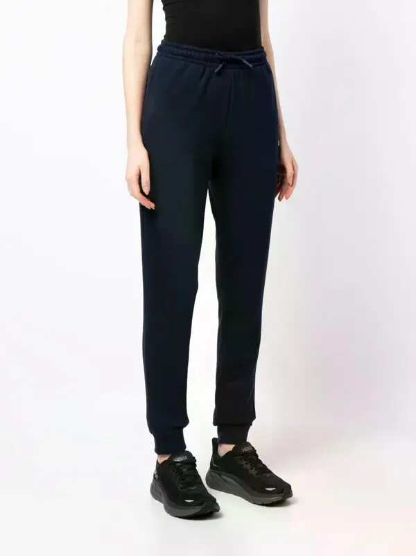 Lacoste High-waisted Slim-cut Track Pants - Blue
