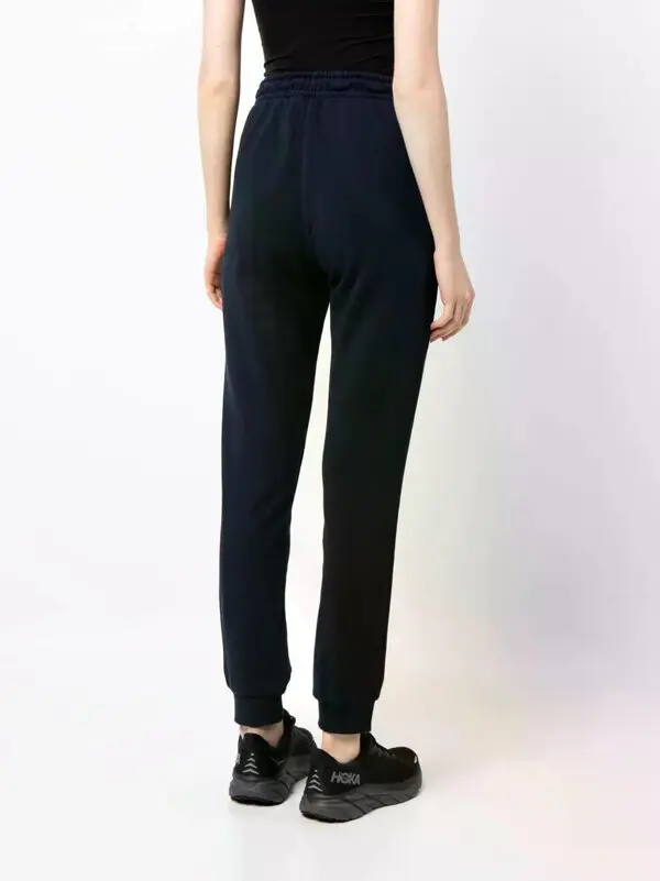 Lacoste High-waisted Slim-cut Track Pants - Blue