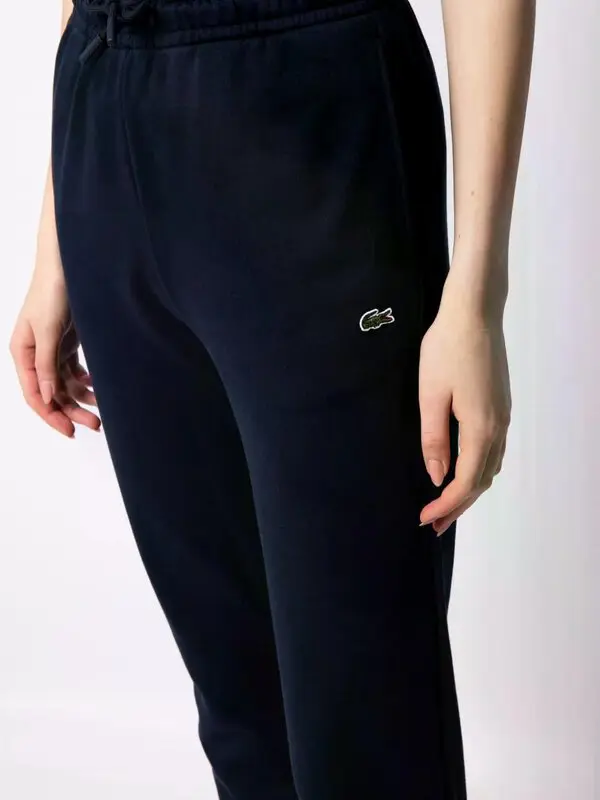 Lacoste High-waisted Slim-cut Track Pants - Blue