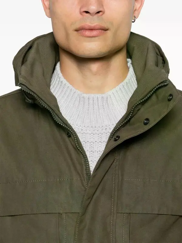 Stone Island Ghost Piece Canvas Coat
