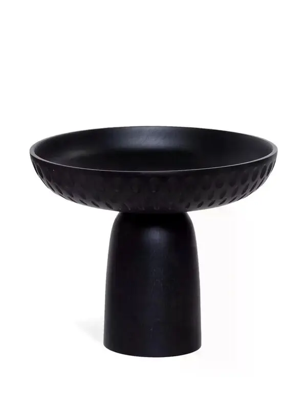 ZANAT Nera Large Wooden Bowl - Black