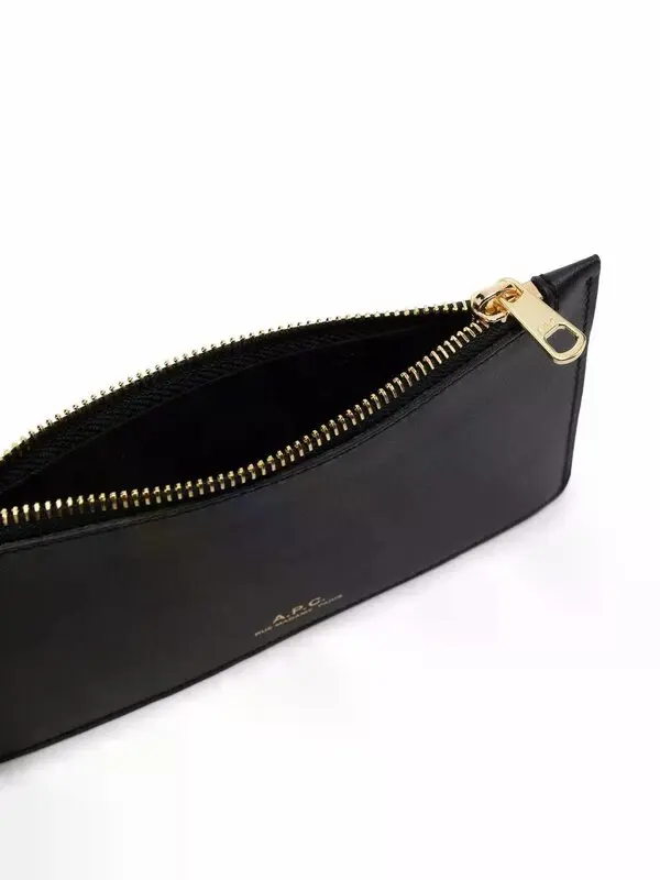 A.p.c. Logo Zipped Wallet