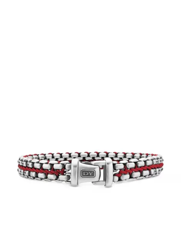 David Yurman Sterling Woven Box Chain Bracelet