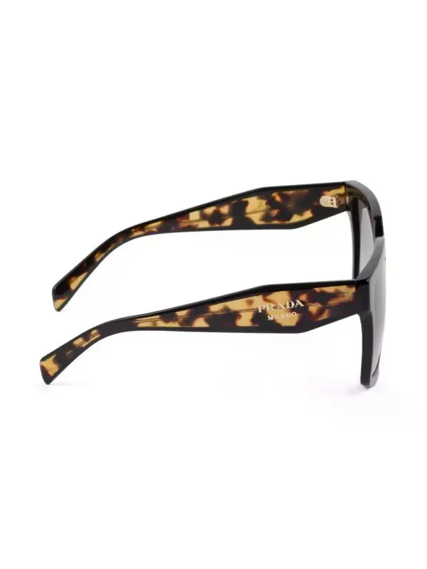 Prada Logo-detail Square Frame Sunglasses