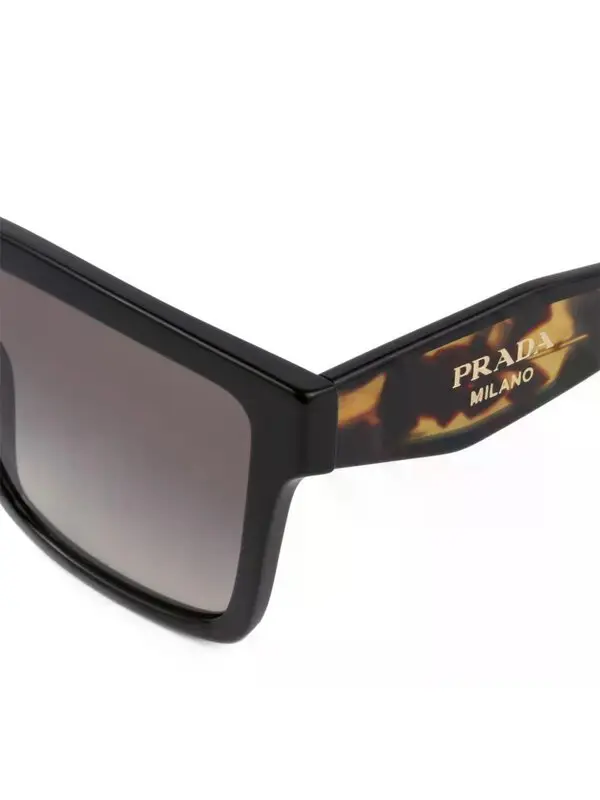 Prada Logo-detail Square Frame Sunglasses