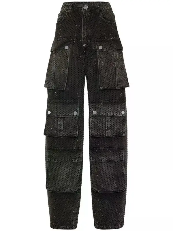 Philipp Plein Embellished Cargo Jeans