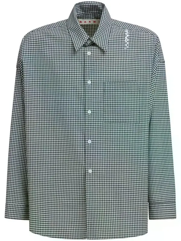 Marni Check Pattern Shirt