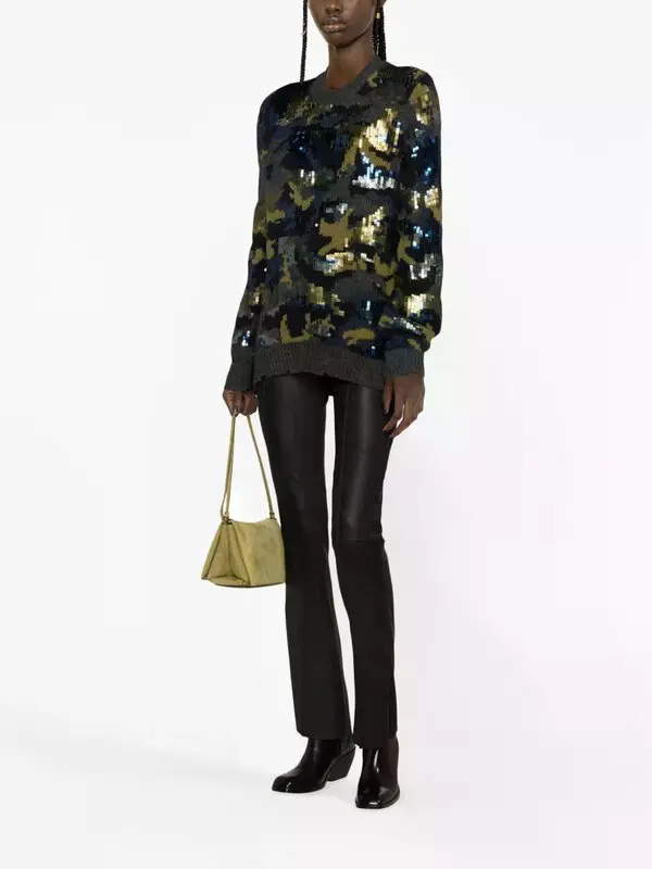 Zadig&Voltaire Sequin-embellished Merino Wool Jumper