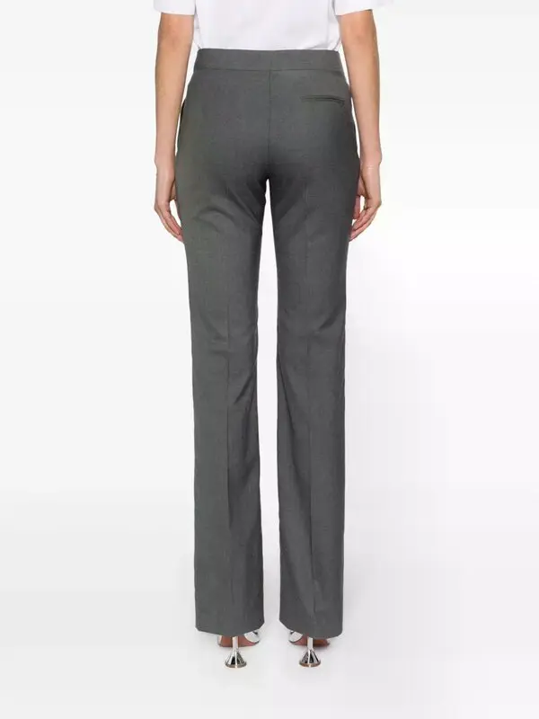 Moschino Straight Virgin Wool Tailored Trousers