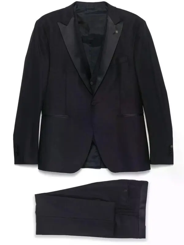 Tagliatore Single-breasted Dinner Suit - Blue