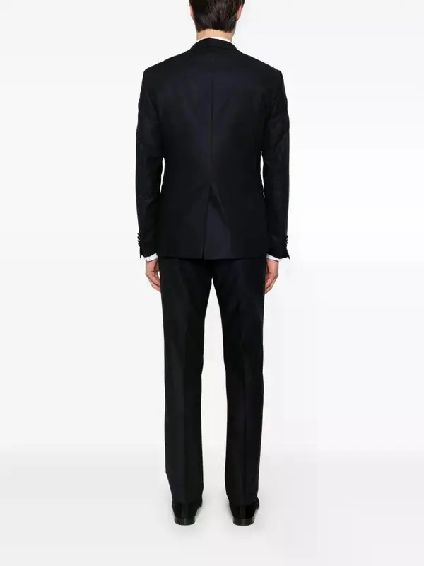 Tagliatore Single-breasted Dinner Suit - Blue
