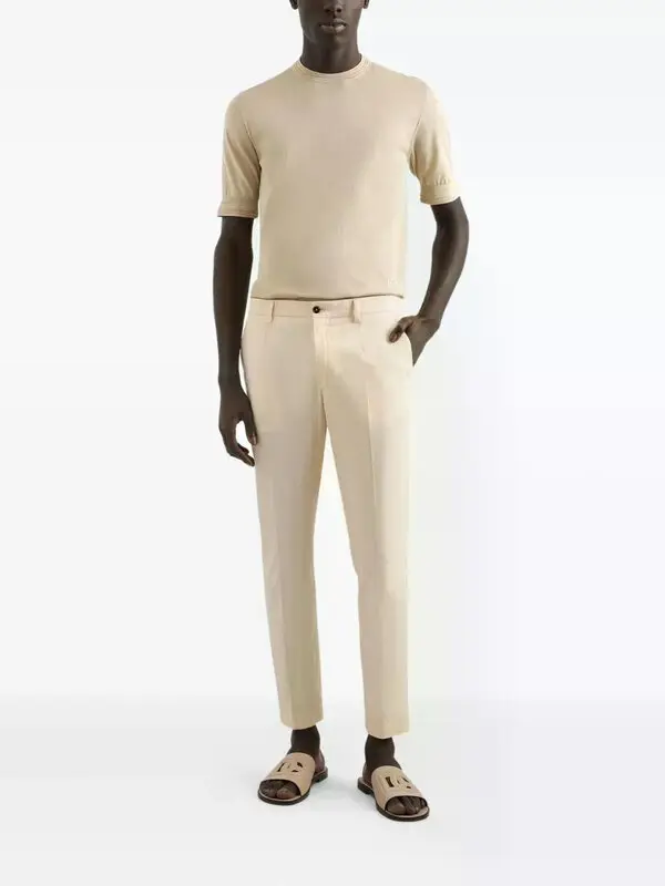 Dolce & Gabbana Silk T-shirt - Neutrals