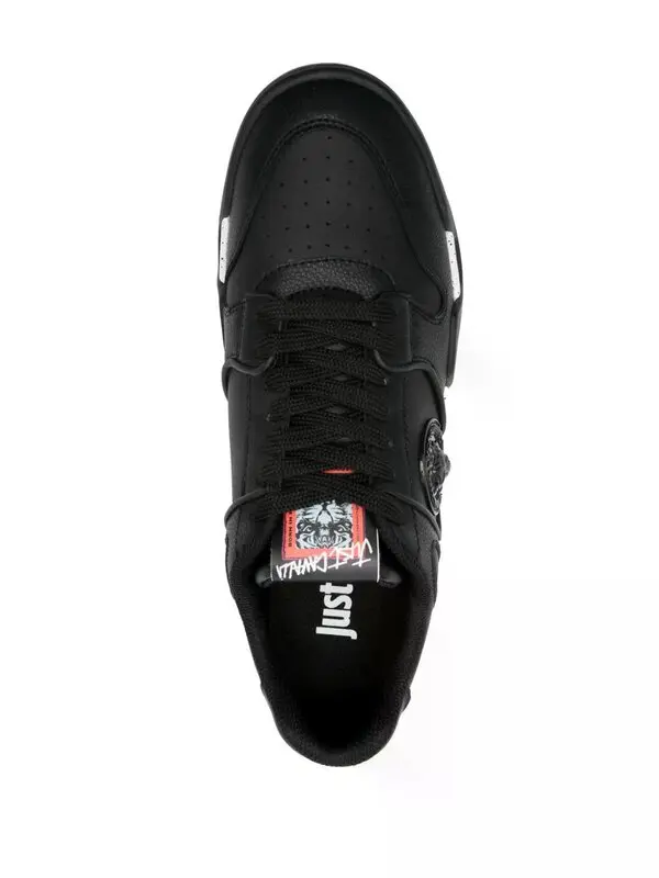 Just Cavalli Logo-patch Leather Sneakers