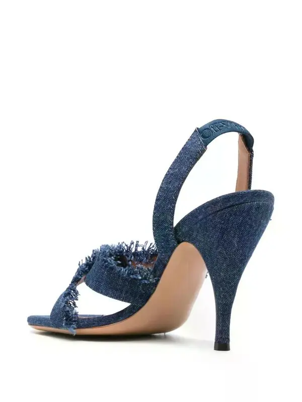 Off-White 110mm Denim Sandals