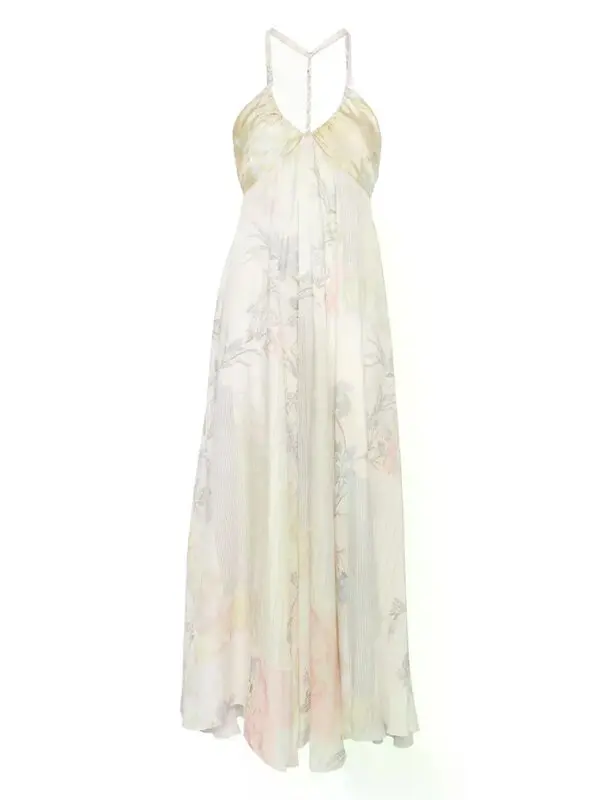 FORTE_FORTE Abstract-print Maxi Dress