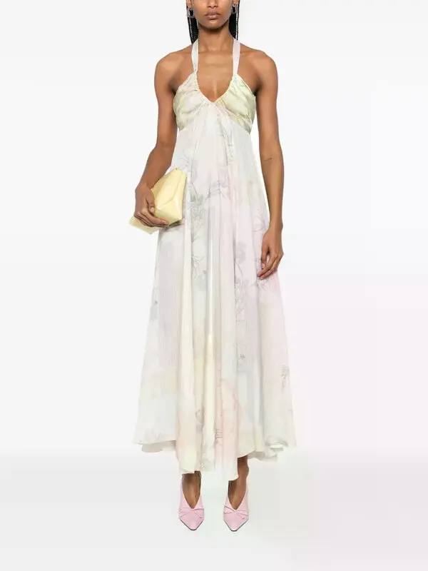 FORTE_FORTE Abstract-print Maxi Dress