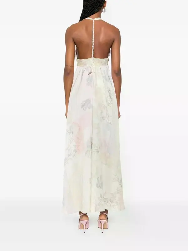 FORTE_FORTE Abstract-print Maxi Dress
