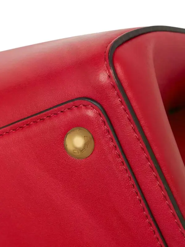 Etro Medium Vela Leather Shoulder Bag - Red