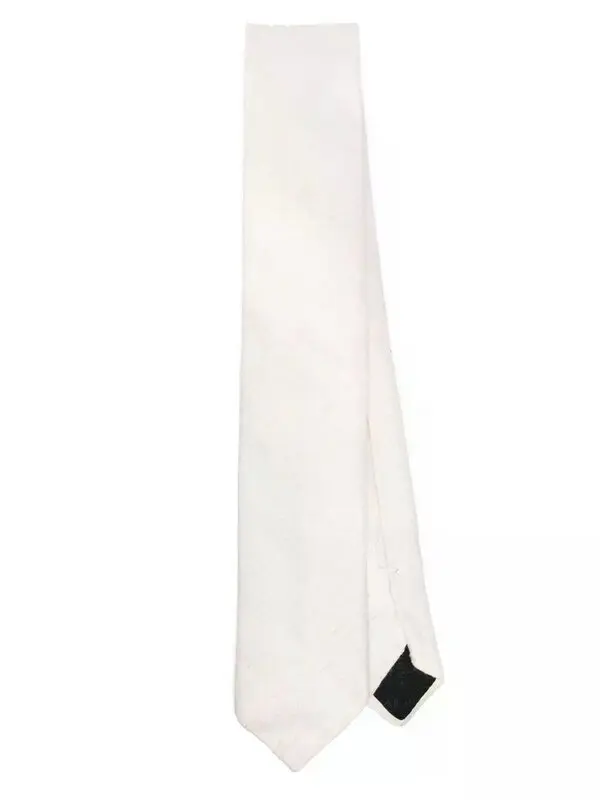 LARDINI Silk Tie - Neutrals