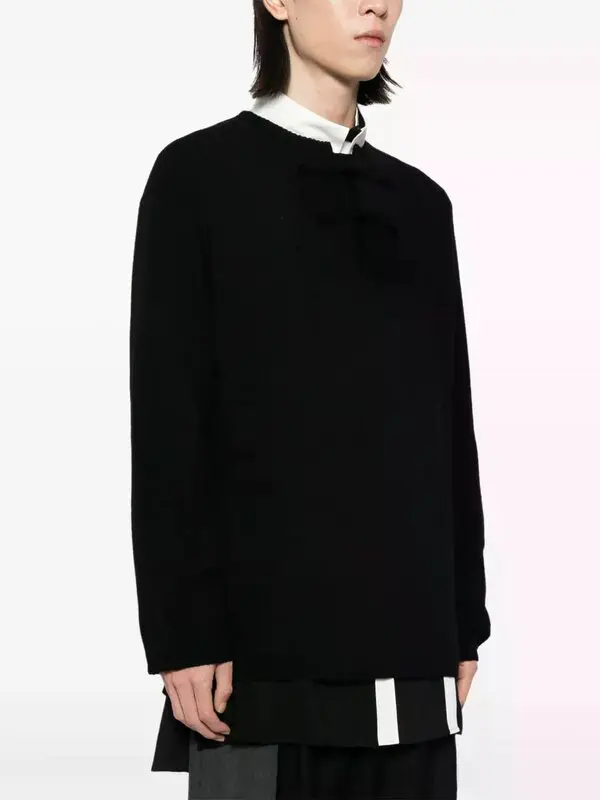 Yohji Yamamoto Button-up Wool Jumper