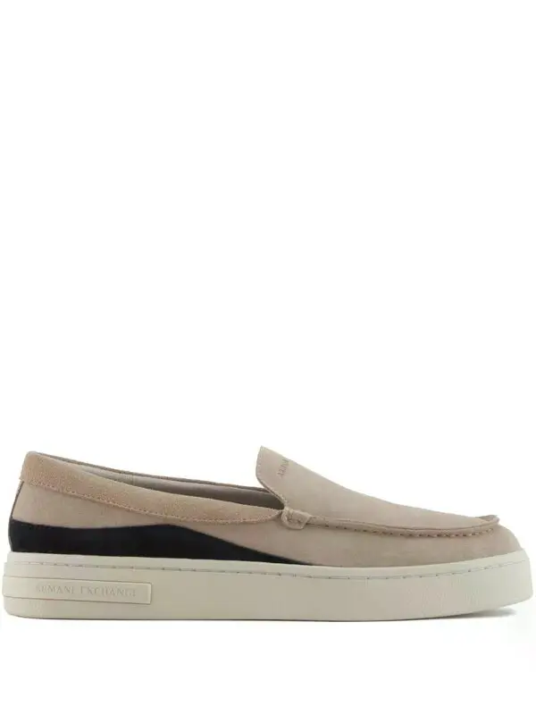 Armani Exchange Suede Loafers