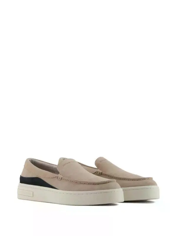 Armani Exchange Suede Loafers