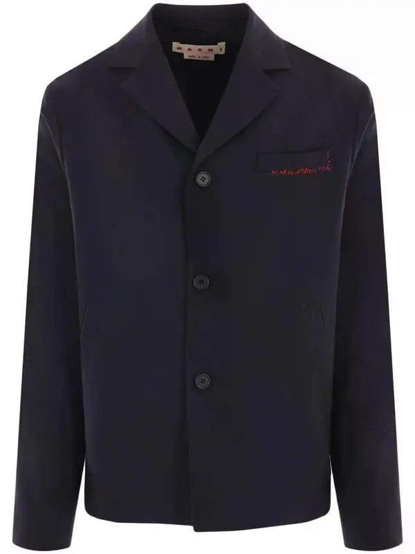Marni Embroidered-logo Jacket