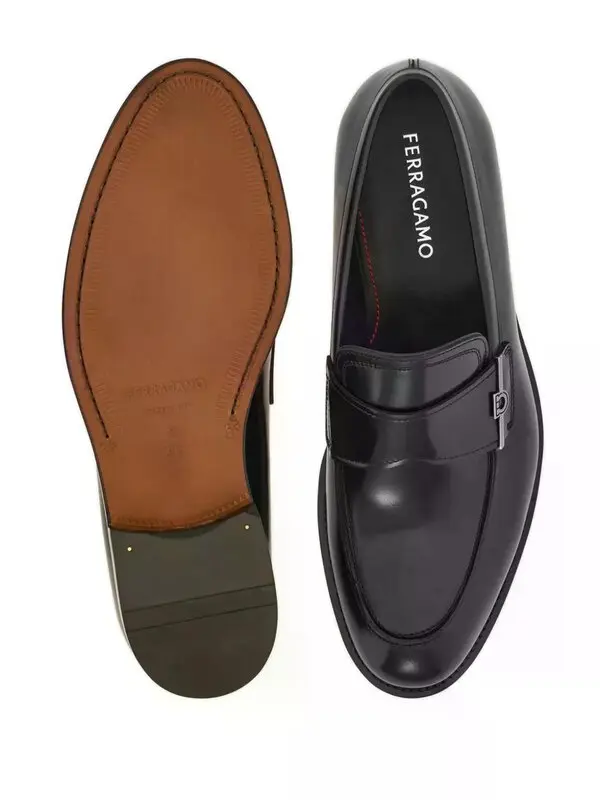 FERRAGAMO Gancini-plaque Loafers