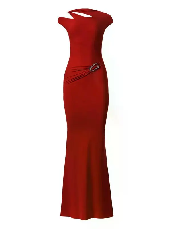 MOOS STUDIO Used To Be Yours Maxi Dress - Red